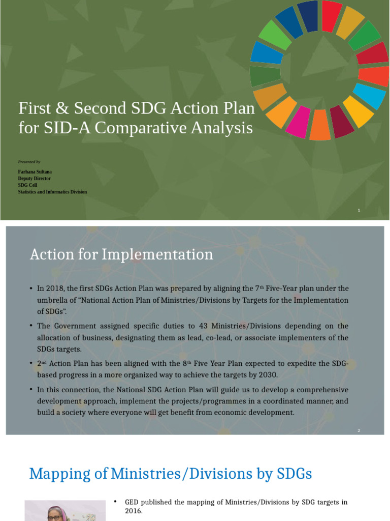 Difference Between Two National SDG Action Plan - Final | PDF | Economies