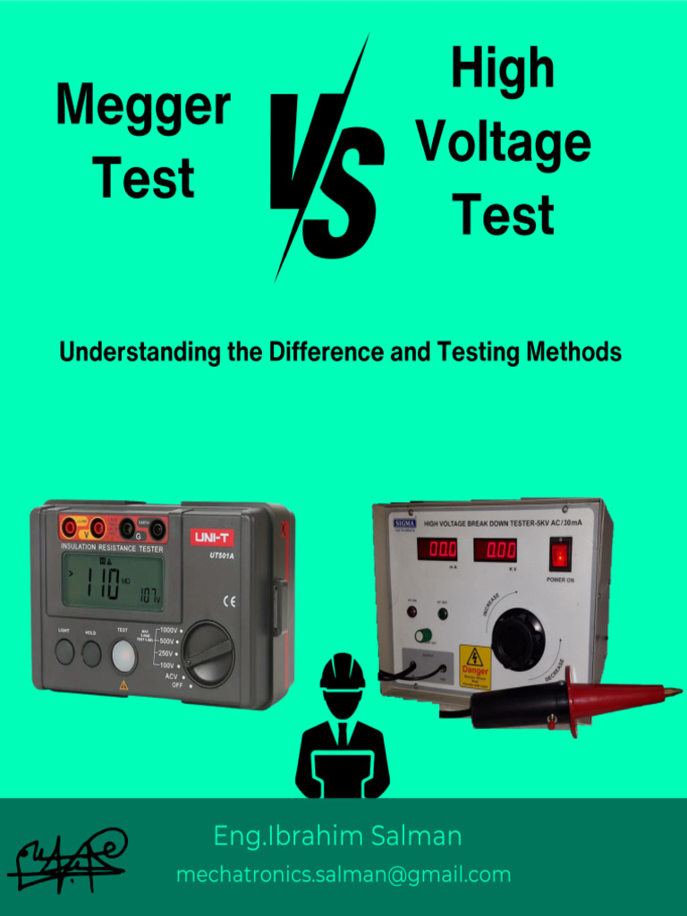 Megger & High Voltage Testing | PDF