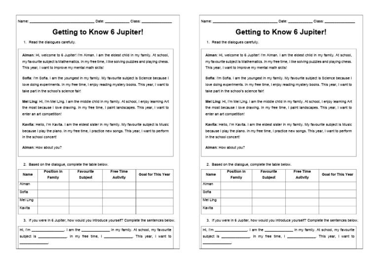 6 JUPITER READING WORKSHEET - converted (1) | PDF