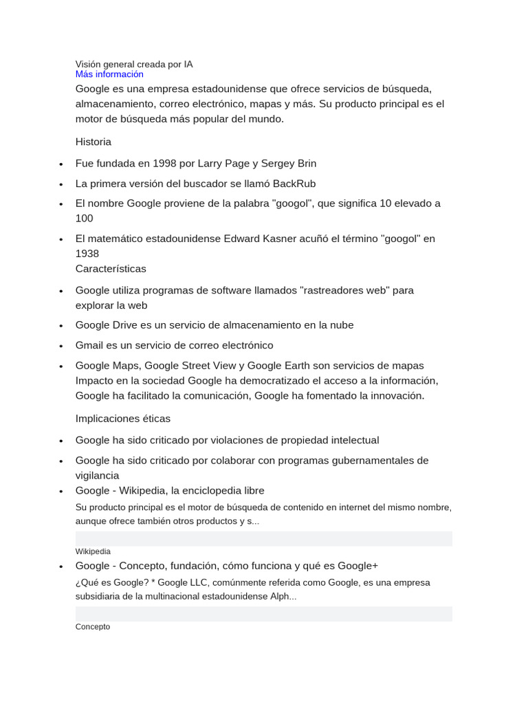 Visión General Creada Por IA | PDF