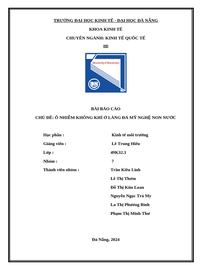 Kinh Tế MT 1 1 | PDF