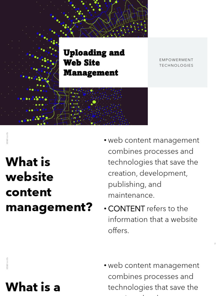 Website Content Management Overview | PDF | Websites | World Wide Web
