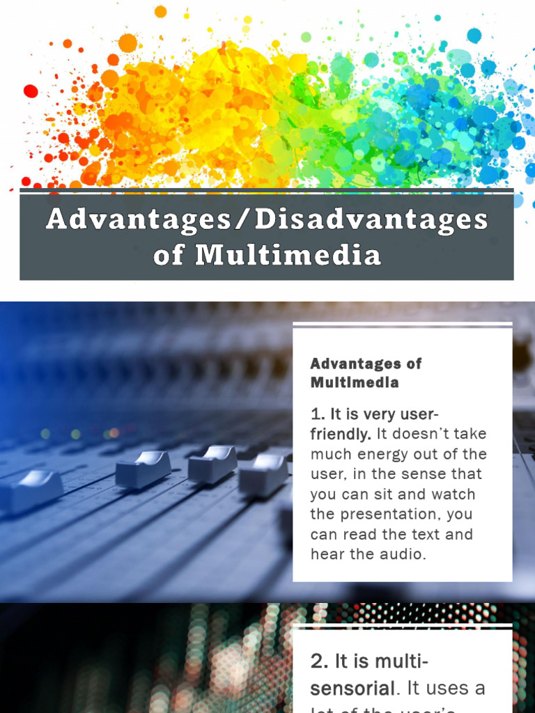 2Q-Advantages and Disadvantges of Multimedia | PDF