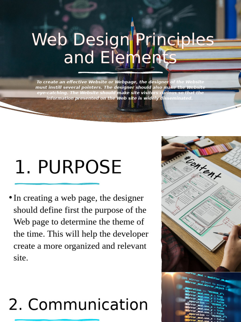 LESSON 7 Web Design Principles and Elements | PDF | Web Design | Websites