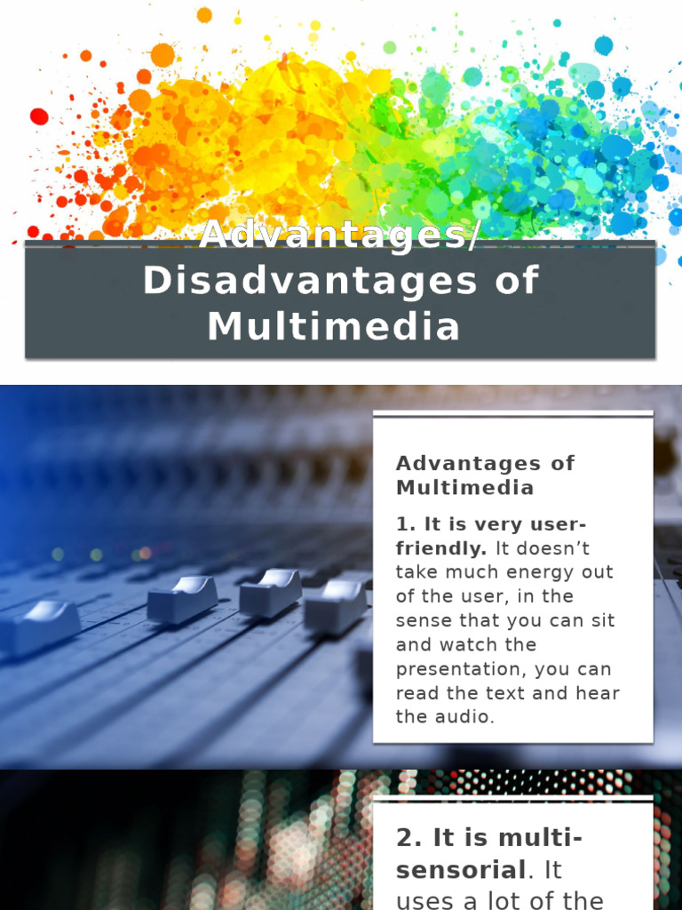 2Q-Advantages and Disadvantges of Multimedia | PDF