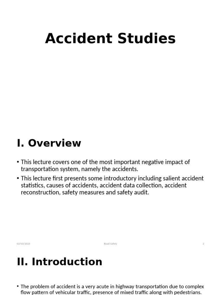 Intro, Accident Analysis - 114915 | PDF | Traffic Collision | Road ...