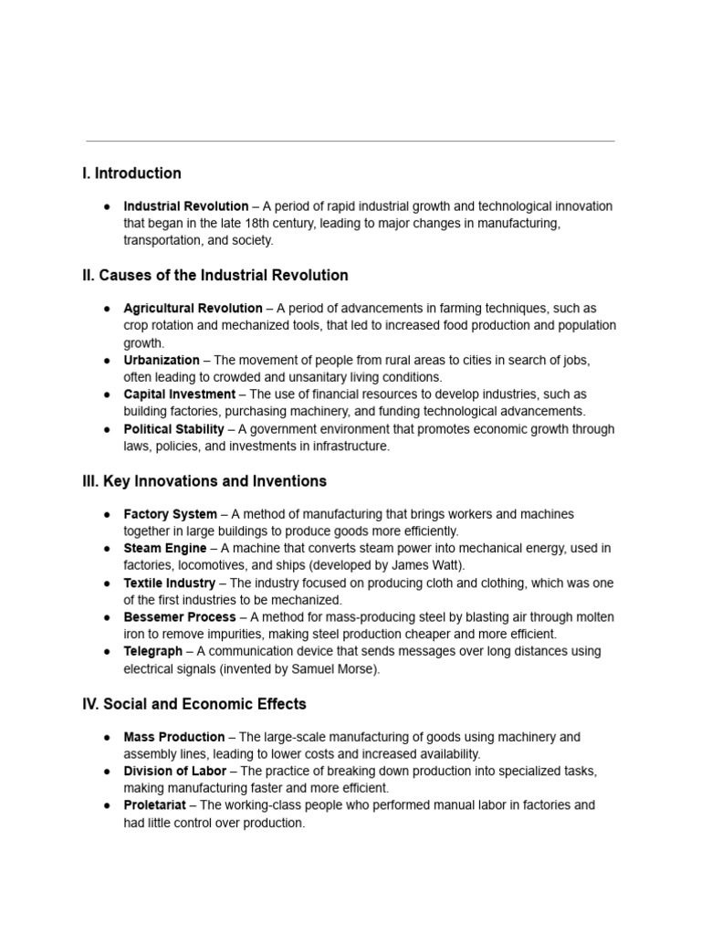 Industrial Revolution | PDF | Industrial Revolution | Mass Production