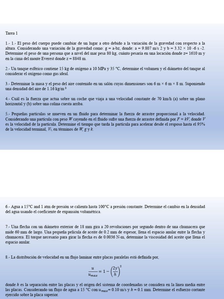 Tarea 1 (1)-Mecanica de fluidos | PDF