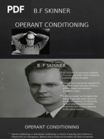 Behaviourism Theory by B.F Skinner PDF | PDF | Reinforcement | Behaviorism