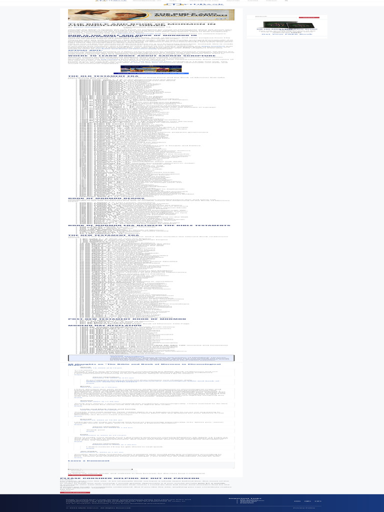 The Bible and Book of Mormon in Chronological Order - MythBank | PDF ...