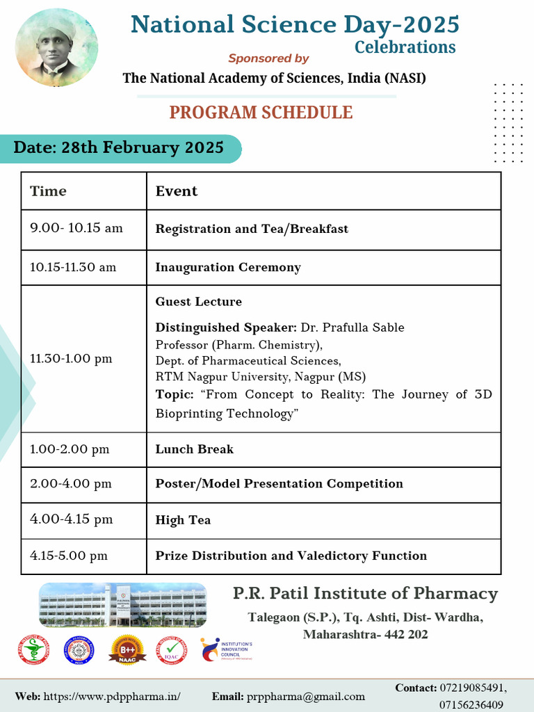 NSD-2025 Program Schedule | PDF