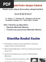 Kinetika Enzim: Rumus dan Grafik | PDF
