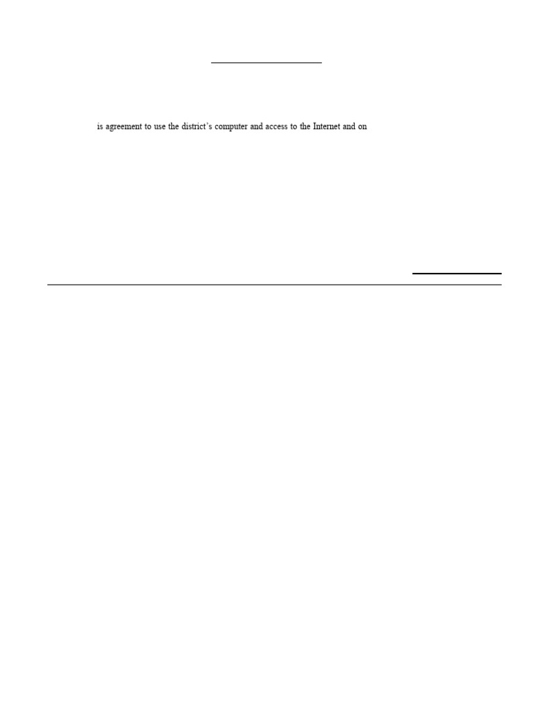 internet access agreement - english | PDF | Internet | Defamation