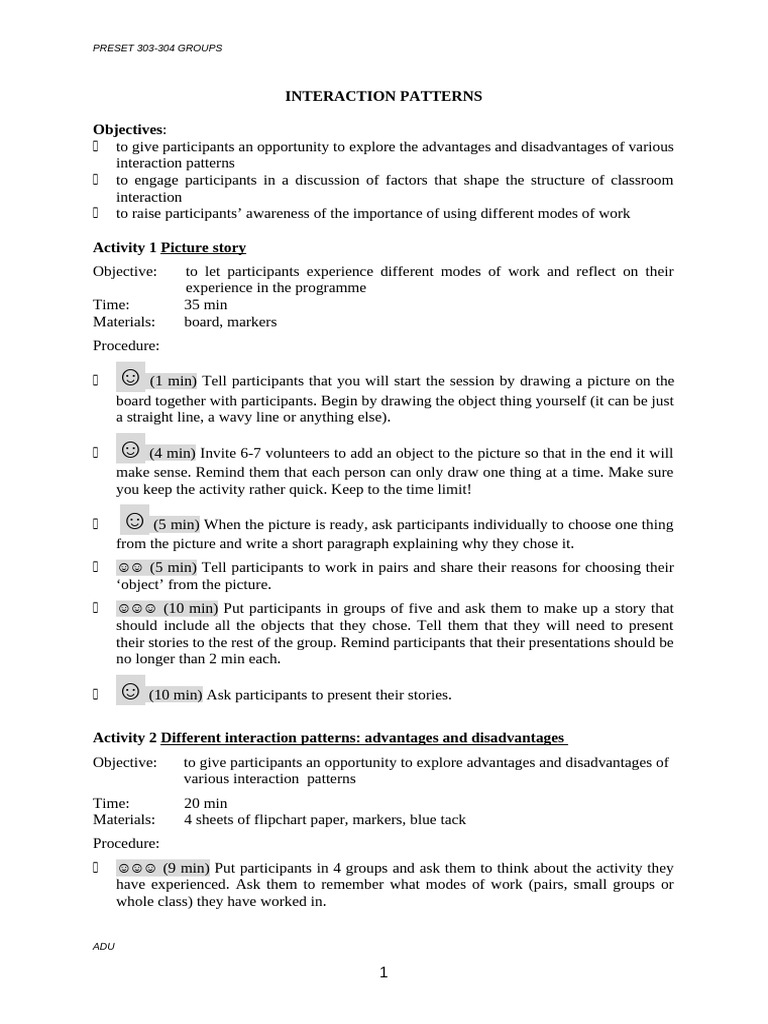 14 Interaction Patterns | PDF | Poetry | Cognitive Science
