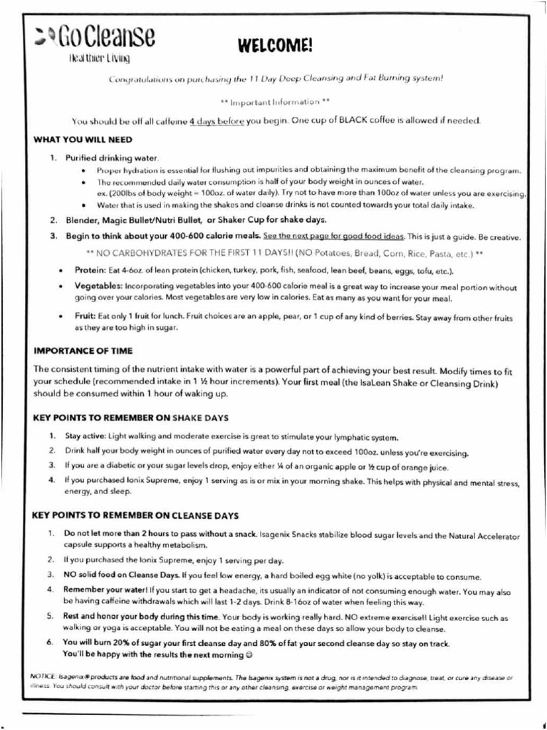30 Day Schedule | PDF