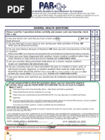 ParQ Plus 2024 PDF | PDF | Asthma | Diseases And Disorders