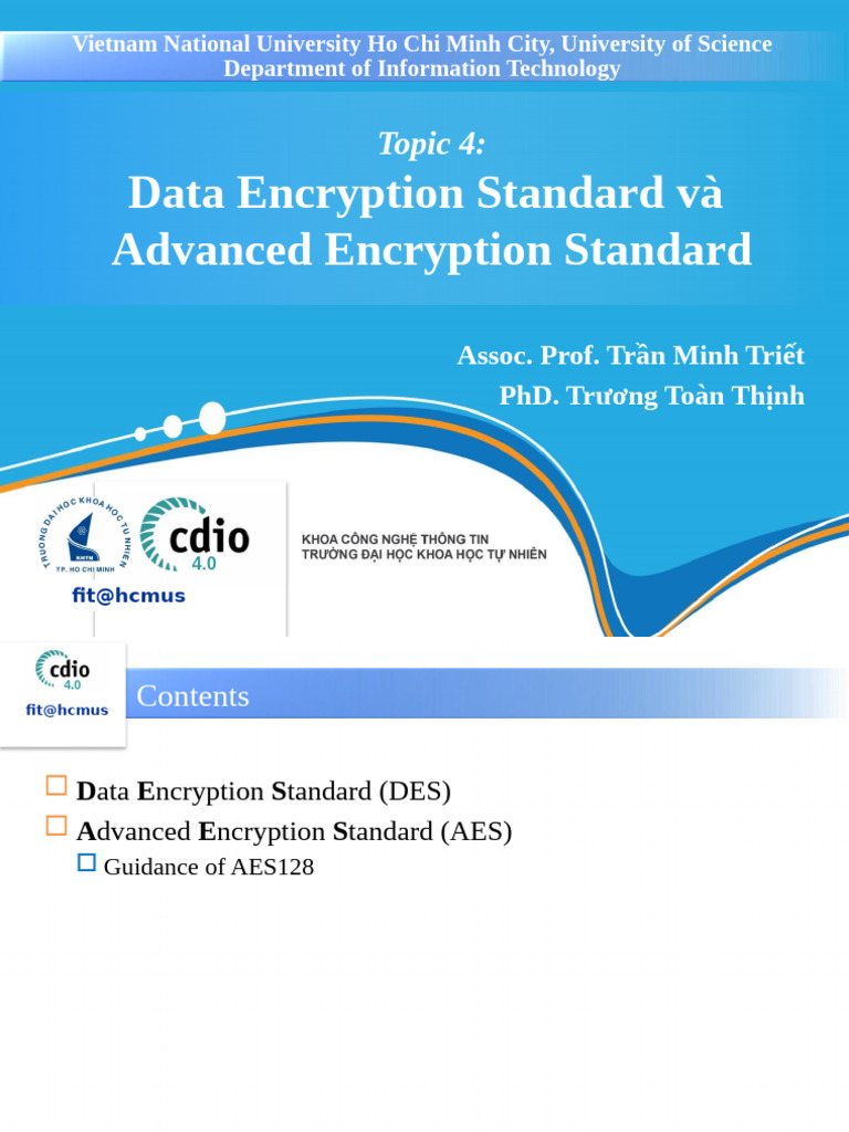 04-DES-AES | PDF | Security Engineering | Applied Mathematics