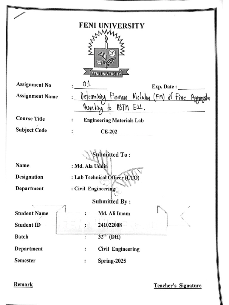 Materials Lab 1-2 | PDF