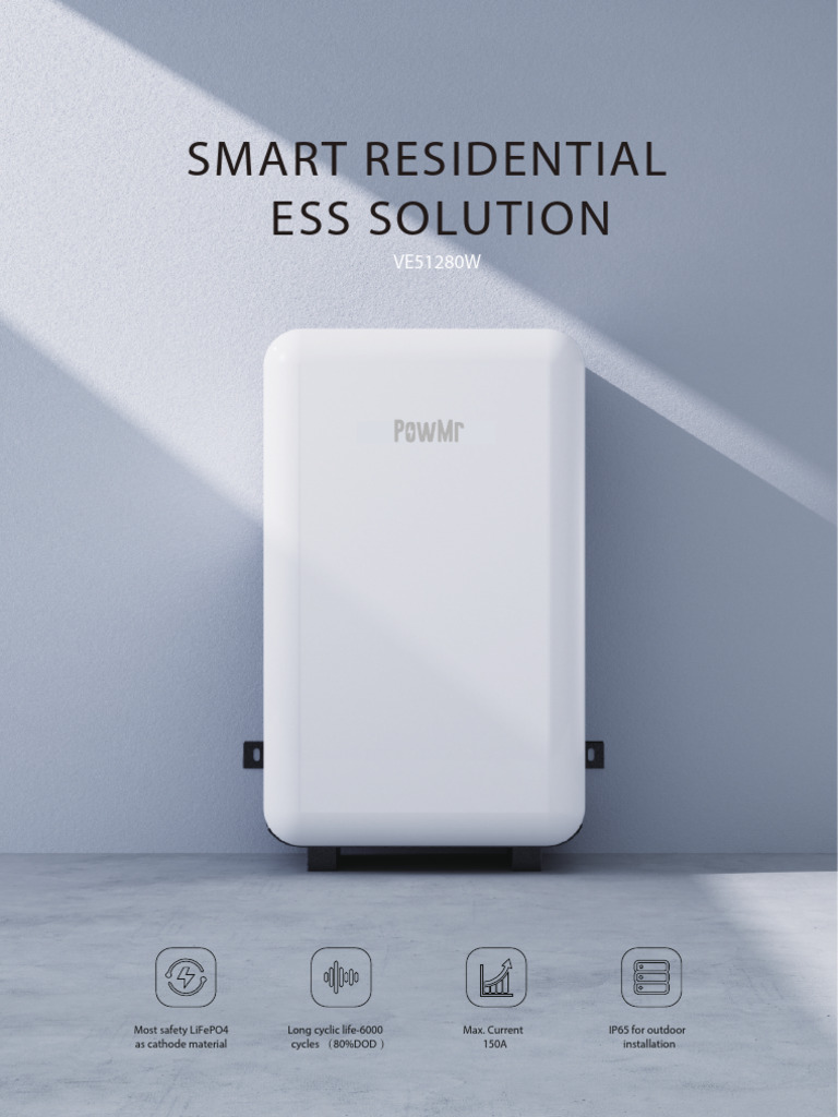 Smart Residential ESS Solution Overview | PDF | Electric Power ...
