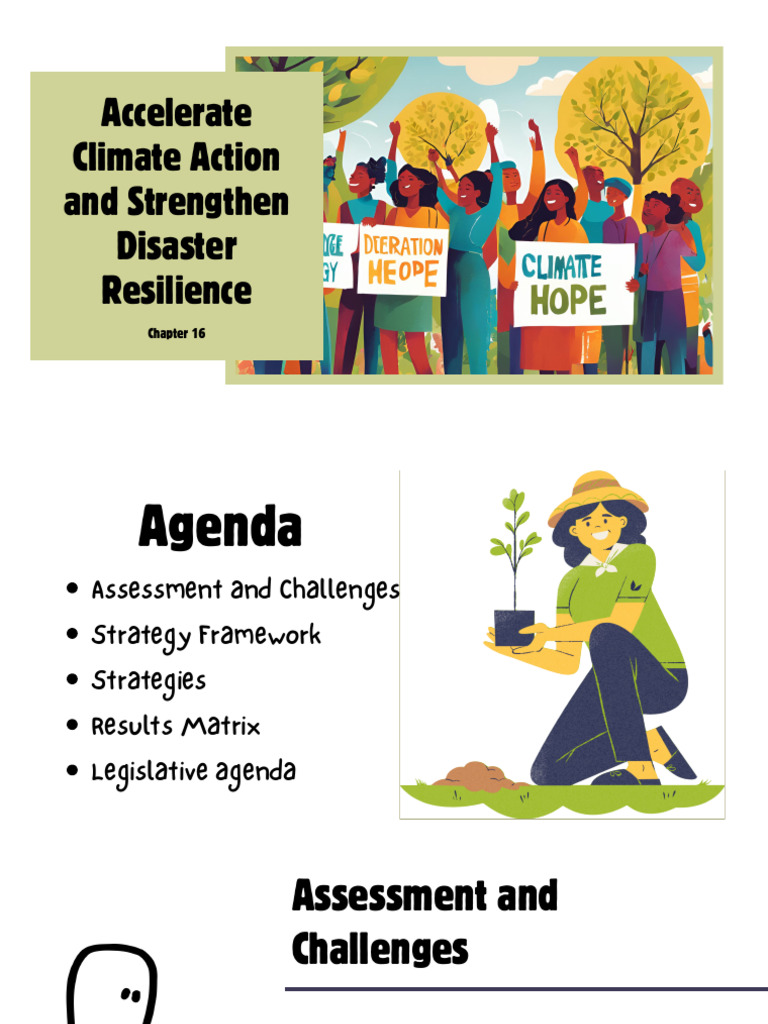Climate Action and Disaster Resilience Strategies | PDF | Climate ...