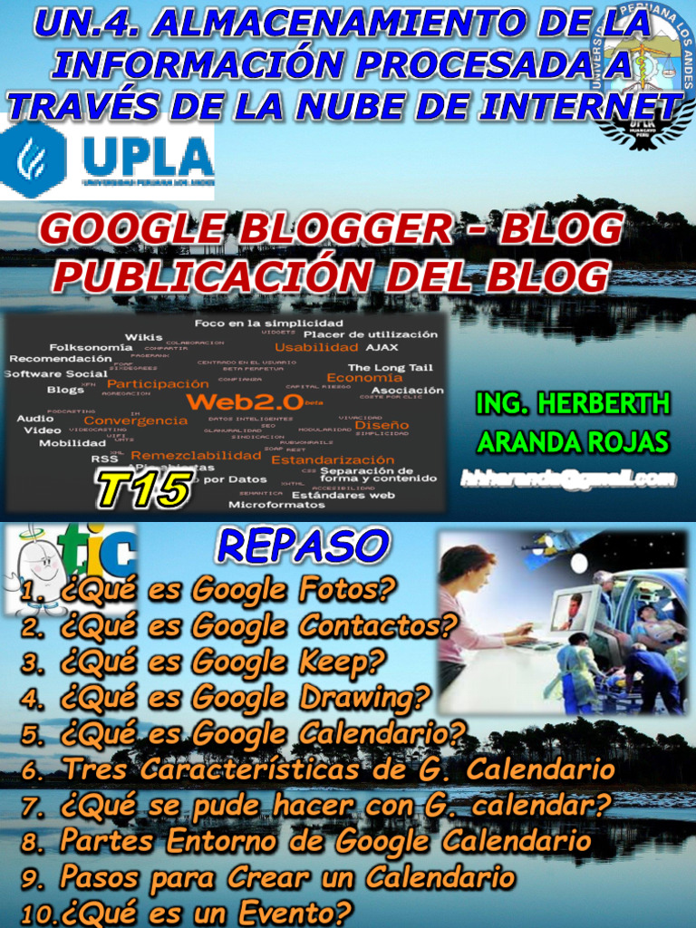 Teoria-Tema15-Google Blogger-Blog - Configuracion | PDF | Blog | Word Press