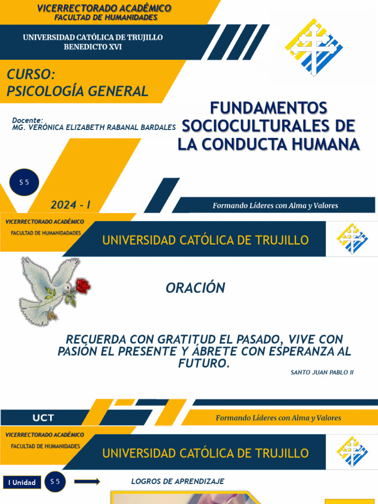 Sesión 5 - Fundamentos Socioculturales de La Conducta Humana | PDF ...