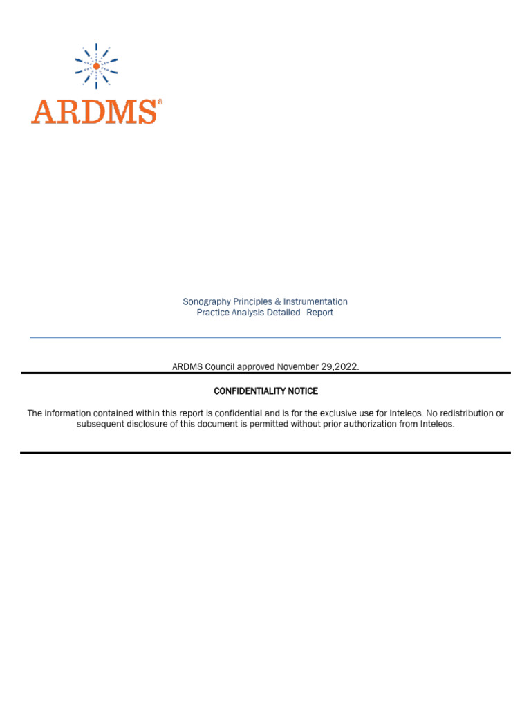 SPI Practice Analysis Overview | PDF | Medical Ultrasound | Survey ...