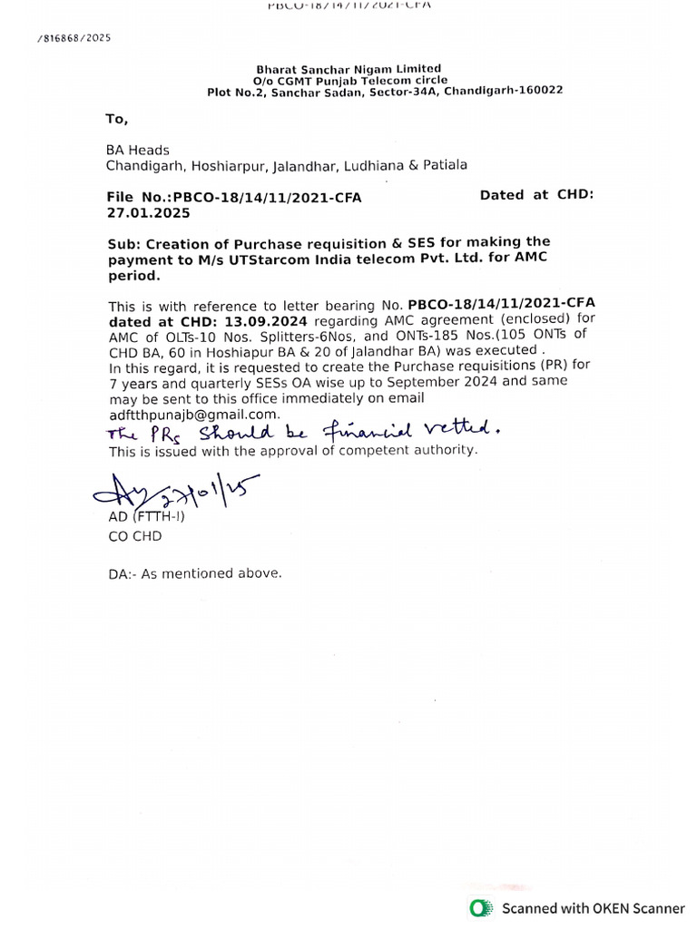 PBCO CFA Document Series 2021-2024 | PDF