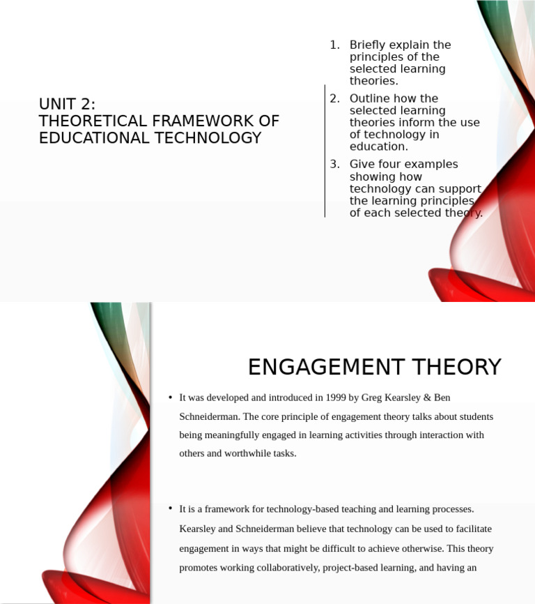 Theories in Education Technology | PDF