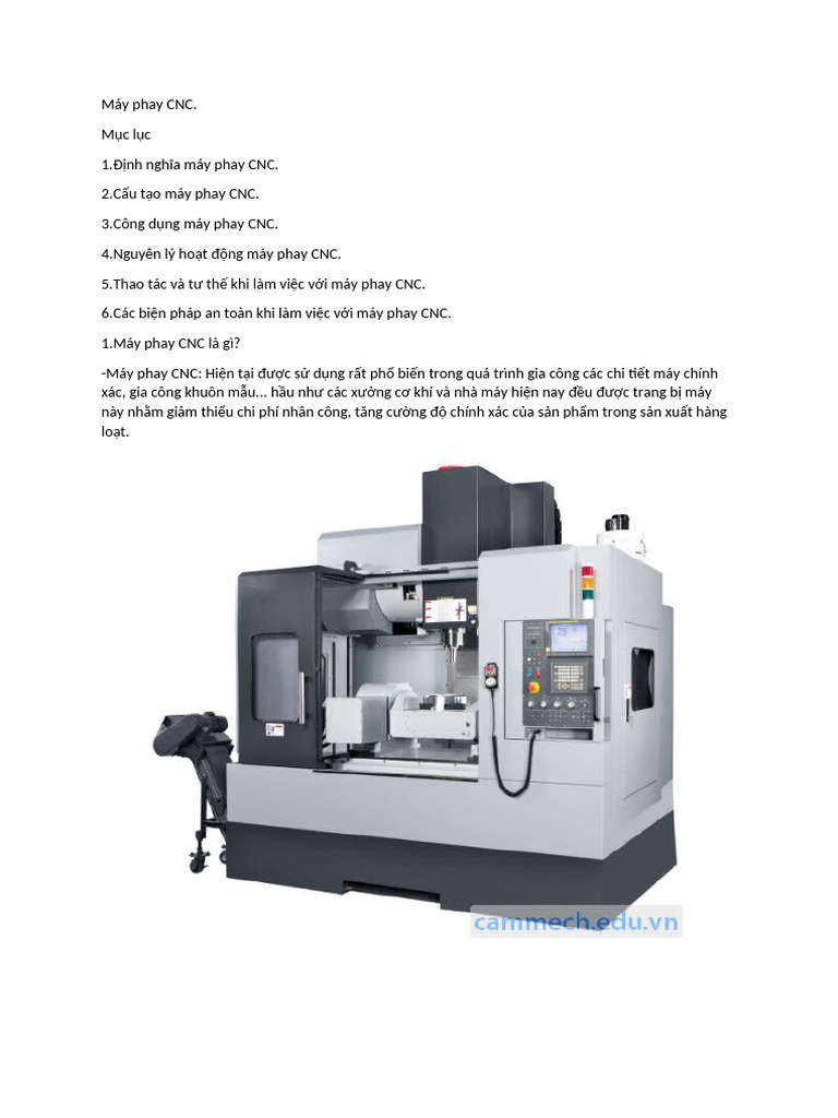 Máy phay CNC | PDF
