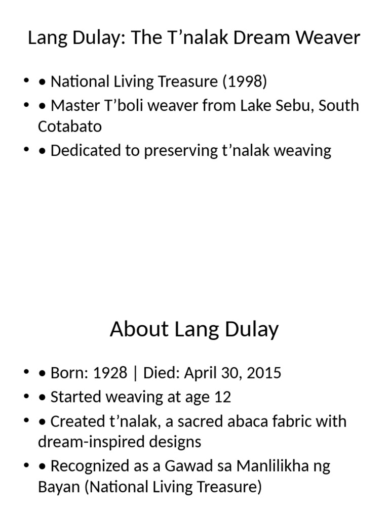 Lang Dulay Presentation (1) | PDF