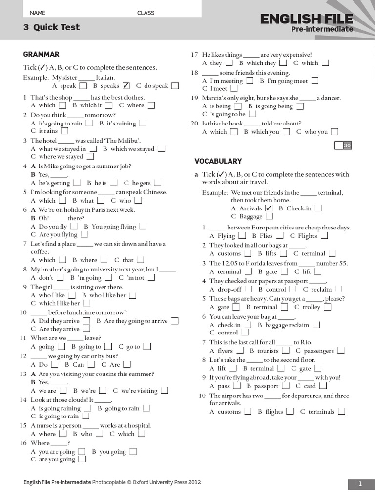 Unit 4 - Present Perfect or Past Simple, Something Anything Nothing + Vocabulary | PDF | Linguistics