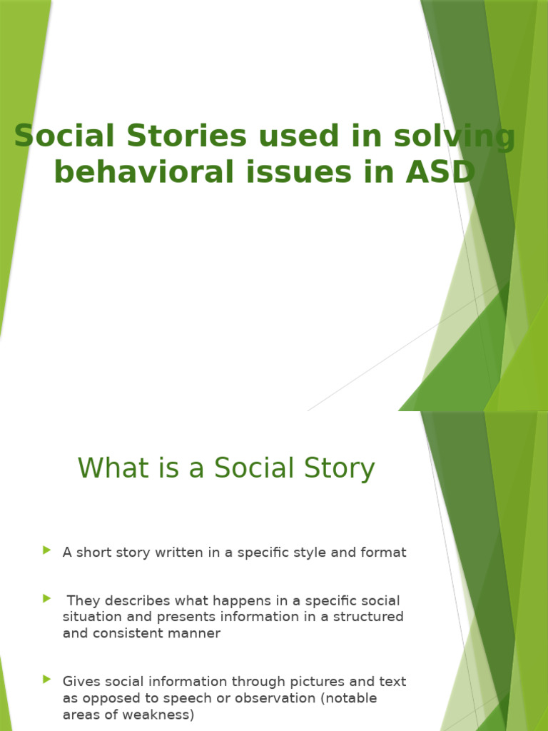 Social Stories for ASD Behavioral Issues | PDF | Autism ...