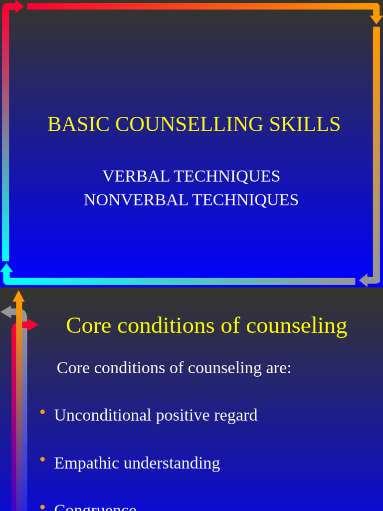 Basic Counselling Skills 2 | PDF | Nonverbal Communication | Empathy