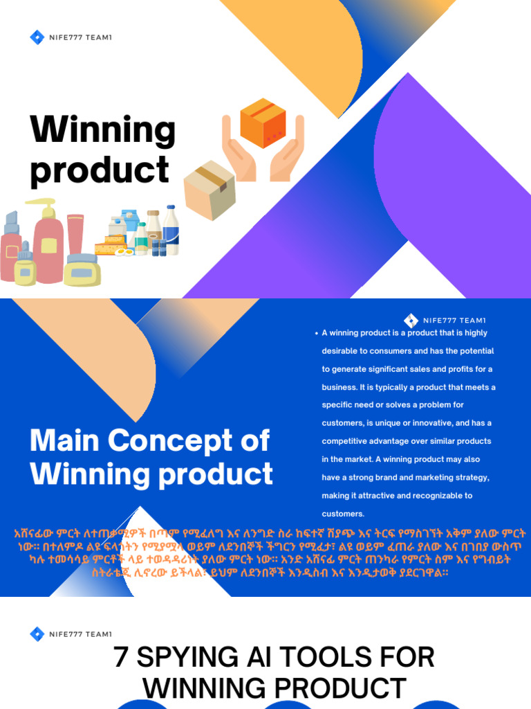 Winning Product Concept | PDF