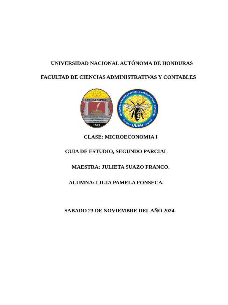 Guia Micro | PDF | Oferta (economía) | Elasticidad (economía)
