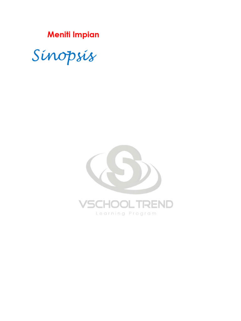Sinopsis Novel Meniti Impian Tingkatan 2 | PDF