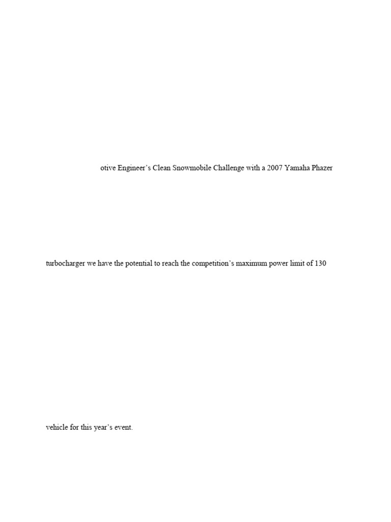 Uaf Ic Design Paper 2012 | PDF | Turbocharger | Gasoline