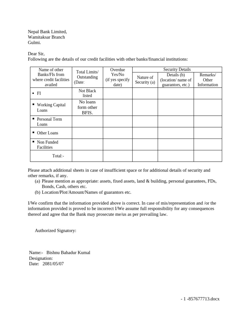 KYC Information 1 | PDF