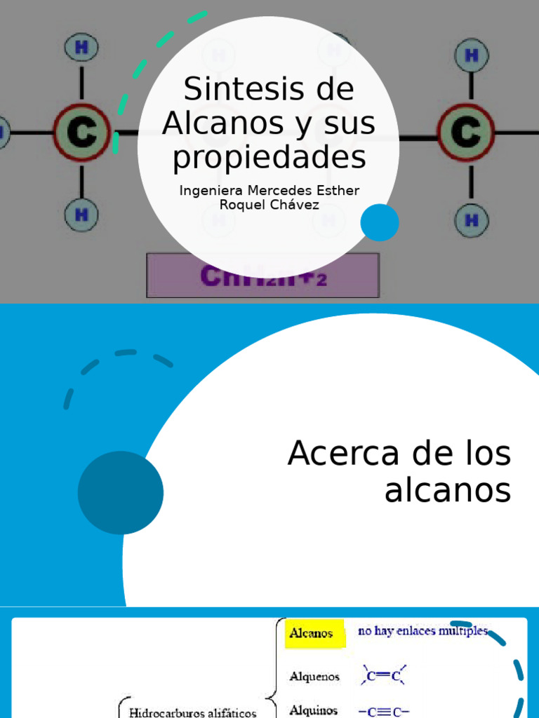 Presentación alcanos 1 | PDF | Alcano | Física Aplicada e ...