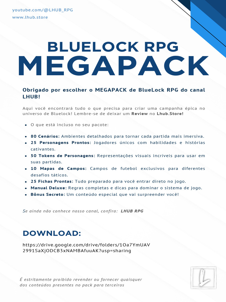 Bluelock Megapack Download | PDF