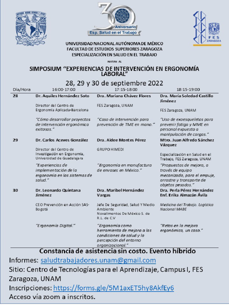 Cartel Ergonomia Laboral | PDF