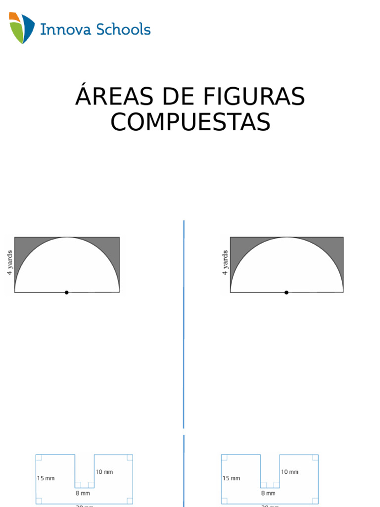 Áreas de Figuras Compuestasa | PDF