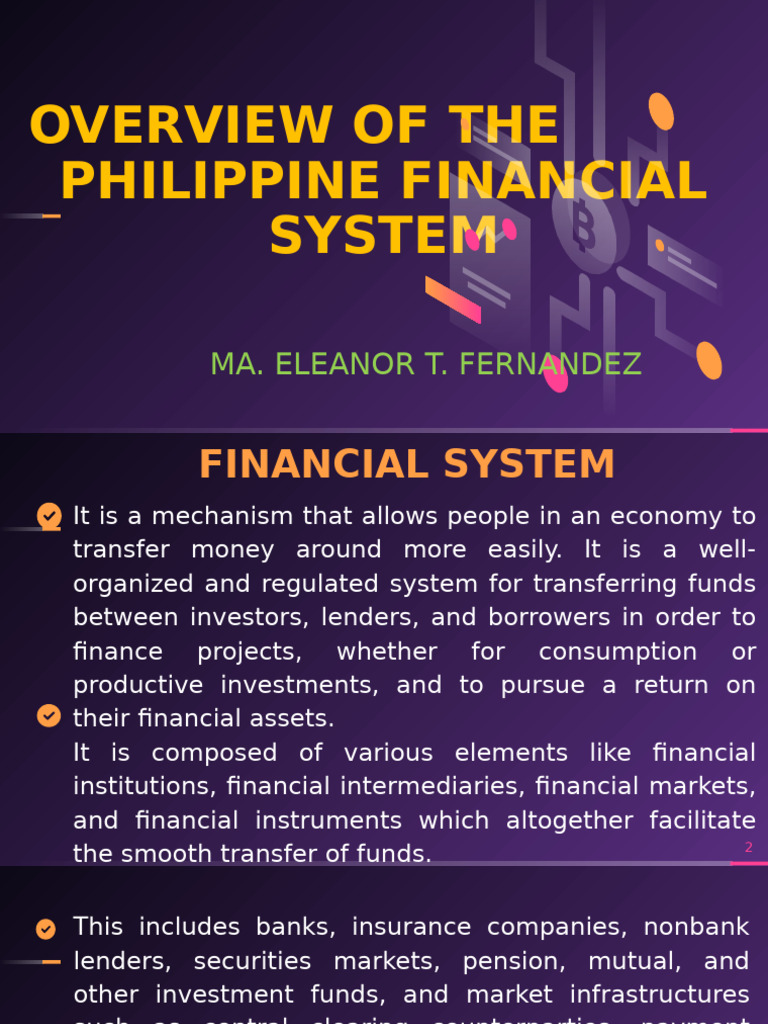 Chapter 2 Overview of The Philippine Financial System | PDF | Banks ...