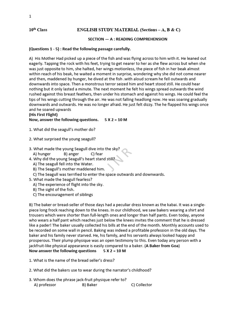 10th English Study Material(1) | PDF | Galileo Galilei | Heliocentrism