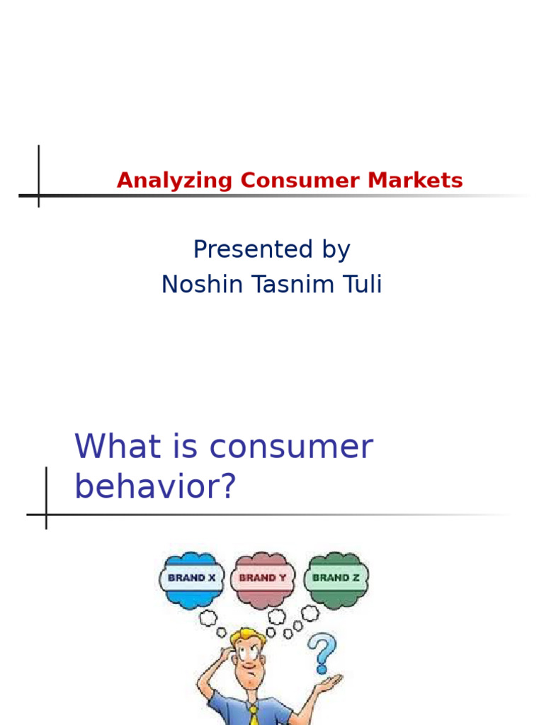 Analyzing Consumer Market | PDF | Consumer Behaviour | Motivation