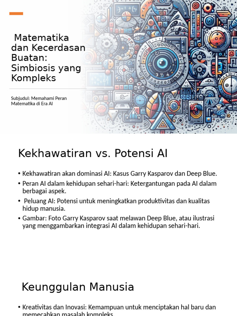 Matematika Dan Kecerdasan Buatan | PDF