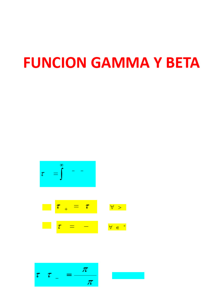 Funcion Gamma y Beta | PDF