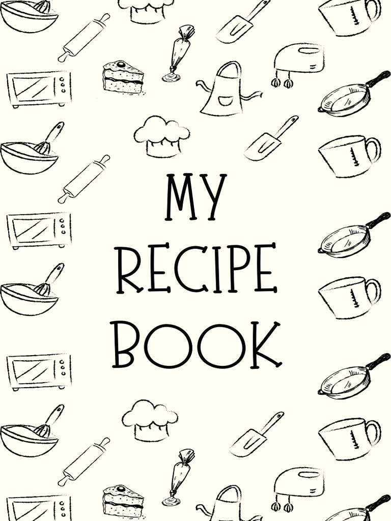 Recipe Book Cover Design Example | PDF