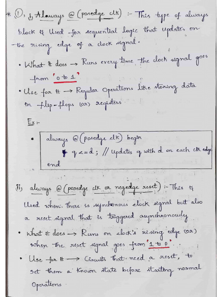 DAY-5 Procedural Blocks in Verilog | PDF